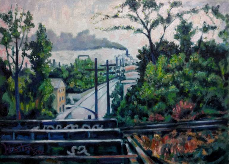 Plume of Refinement Painting by Channing Houston | Saatchi Art