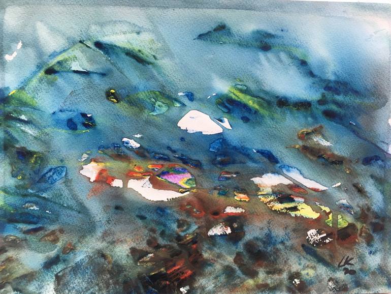 Shapes and forms of soil Painting by ARTLENKA - Lenka Kralikova ...