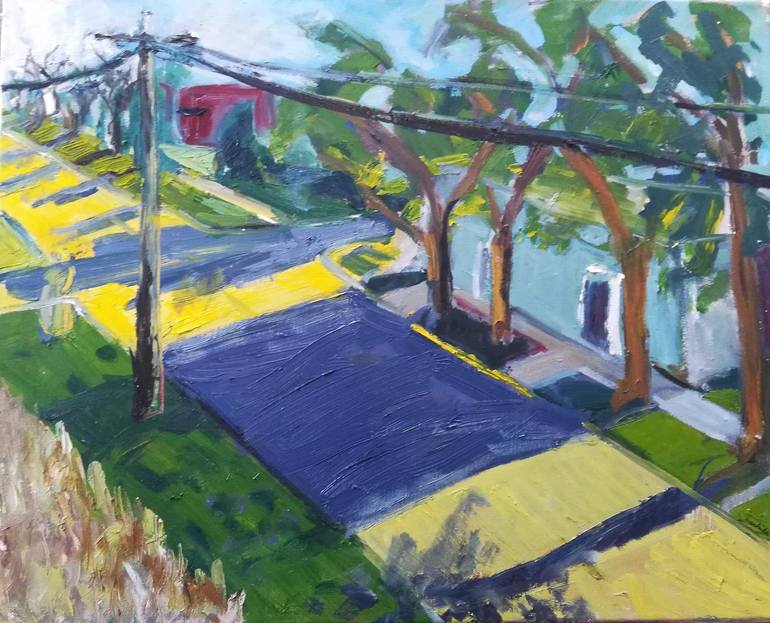 Window landscape Painting by Sachika Goel | Saatchi Art