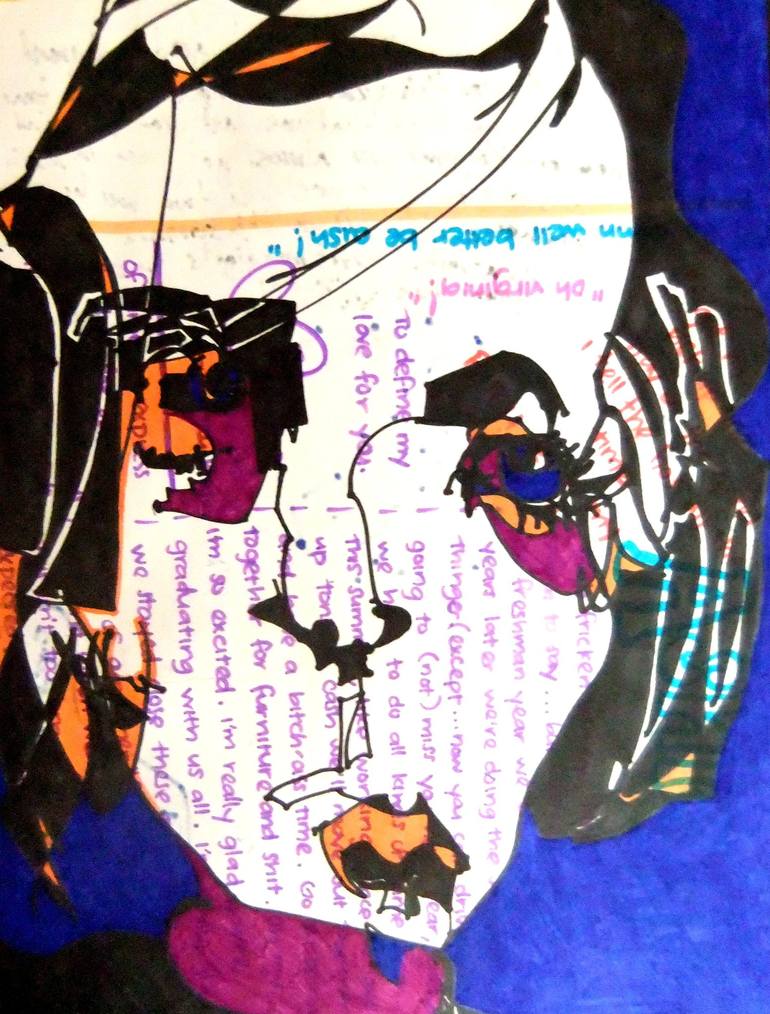 Know Yourself. Drawing by Allison Danbom | Saatchi Art