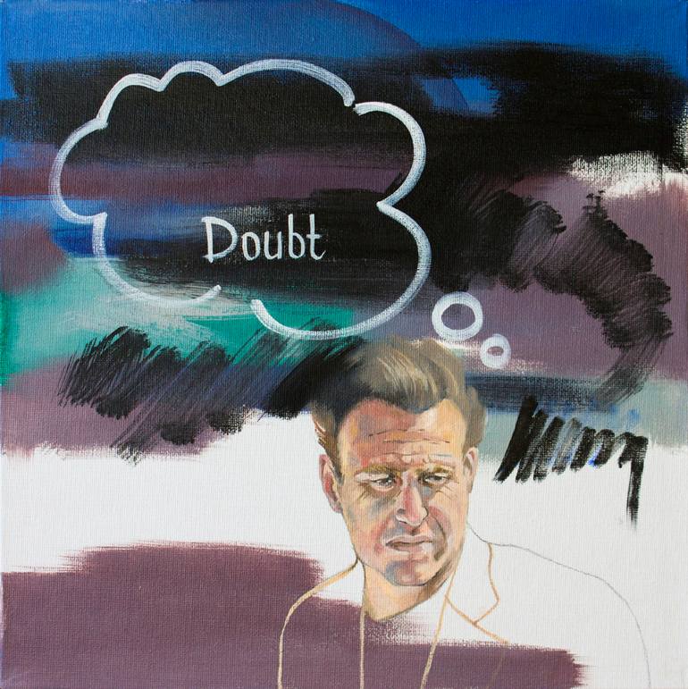 Doubt Painting by Tatiana Ch | Saatchi Art