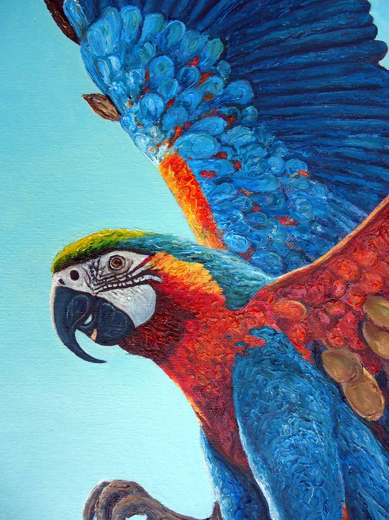 Avian Glory Painting by Grigor Velev | Saatchi Art