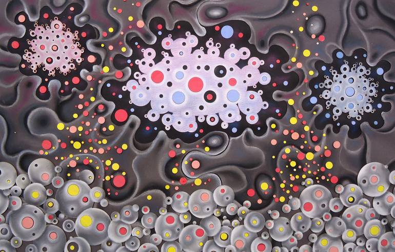 Birth Of Stars Collage by Grigor Velev | Saatchi Art