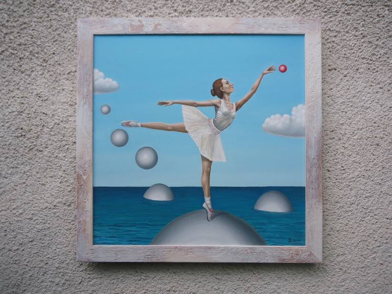 Ballerina Painting by Grigor Velev | Saatchi Art
