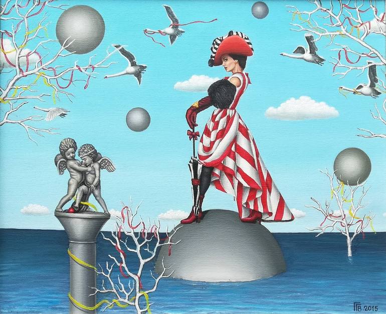 Delicate Hint Painting by Grigor Velev | Saatchi Art