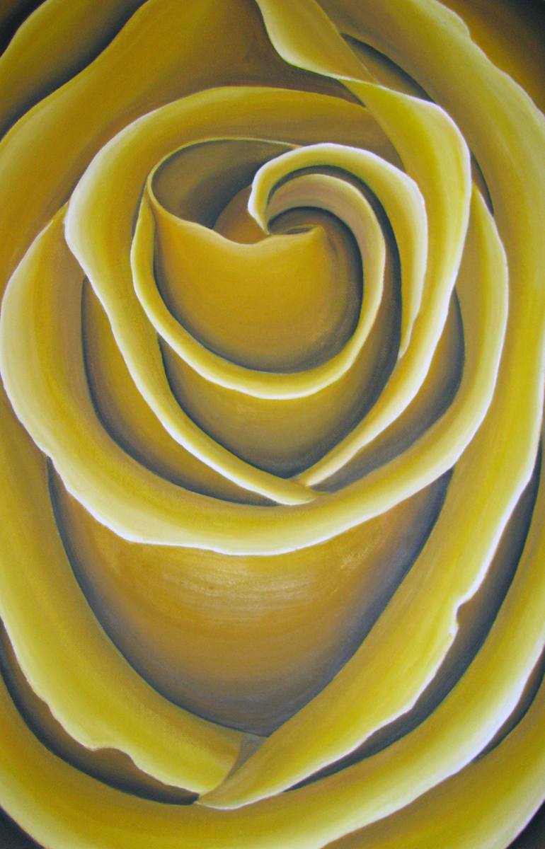 Yellow Painting by Grigor Velev | Saatchi Art