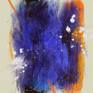 Blue forest Painting by German Bernales | Saatchi Art