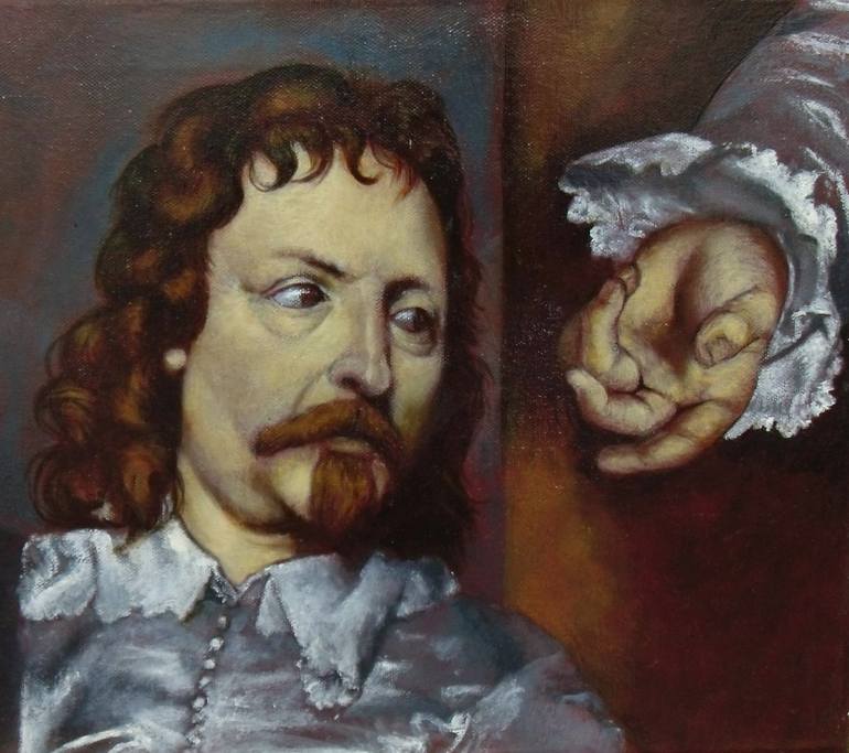 study of William Dobson Portrait Painting by Sebastian Becerra ...