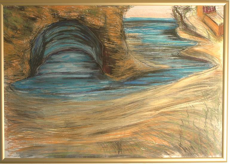 Grotto Drawing by Laurine Peeters | Saatchi Art