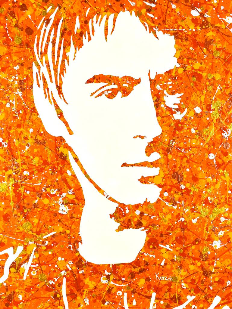 Paul Weller Painting by Kerwin Blackburn | Saatchi Art