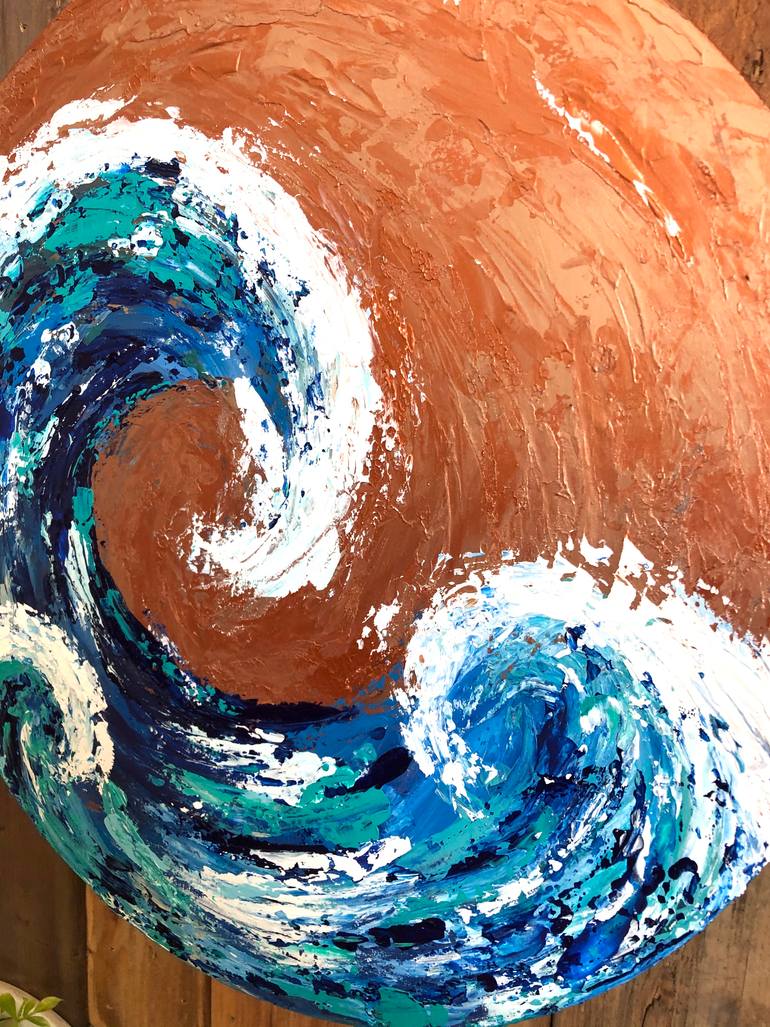 Swell Painting by Gianna Rachiele | Saatchi Art