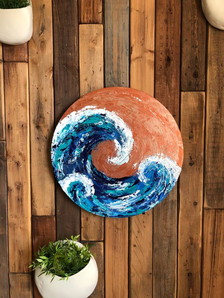 Swell Painting by Gianna Rachiele | Saatchi Art