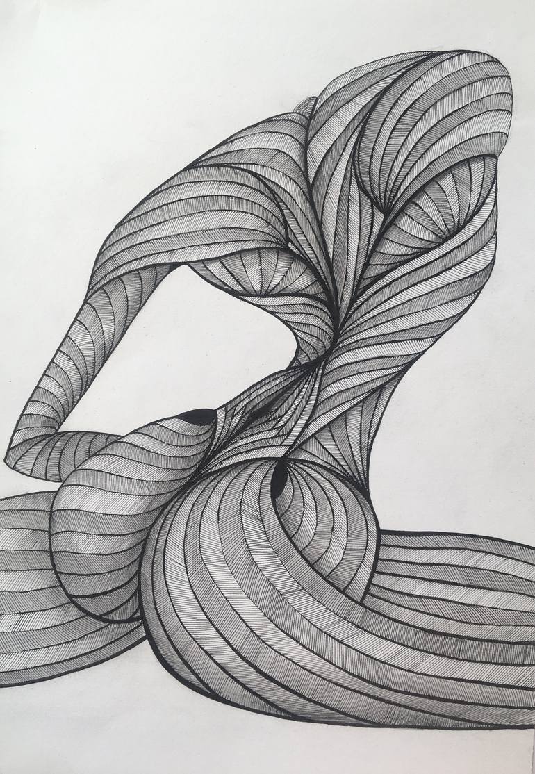 muscles Drawing by Olga Demeshchenko | Saatchi Art
