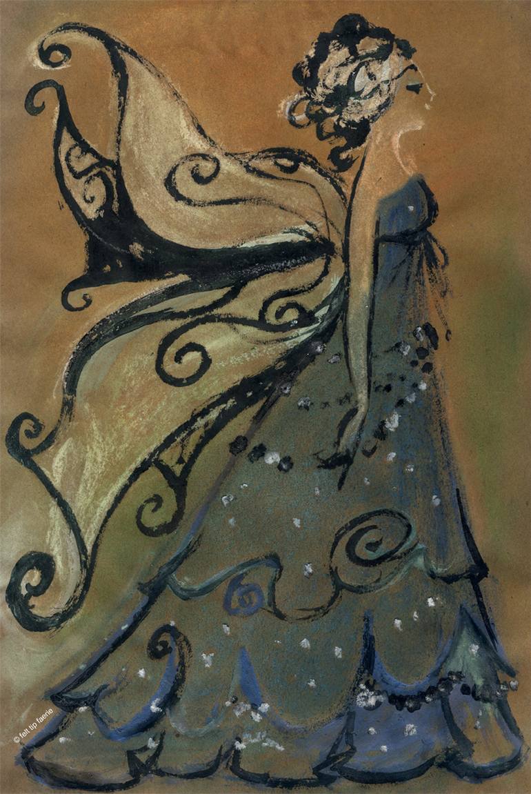 Titiana Queen of the Fairies Drawing by Ashanti Miller | Saatchi Art