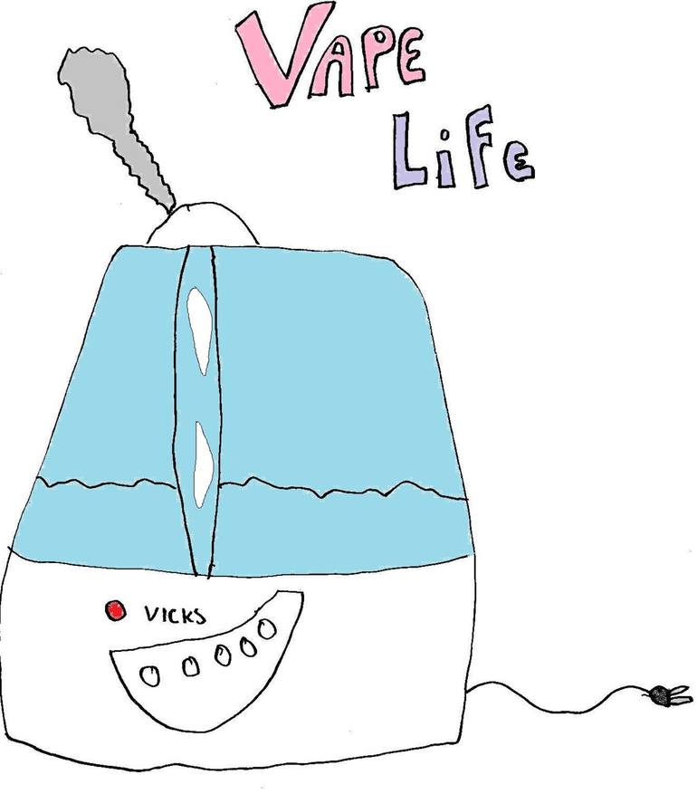 Vape Life Drawing by Dain Hurley | Saatchi Art