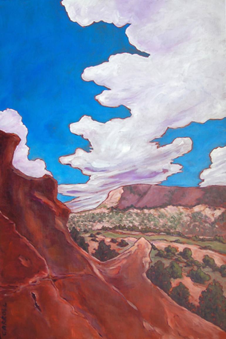 At the Palo Duro Painting by Debbie Carroll | Saatchi Art