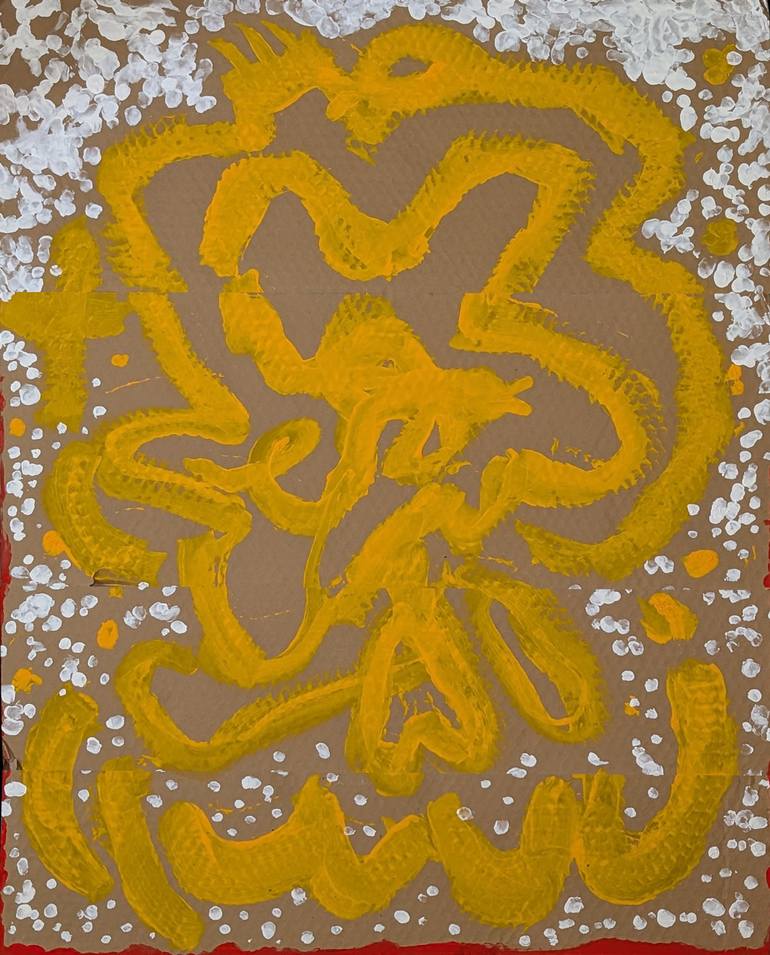 “Flare Glyph” Painting by Gareth Pitt-Hart | Saatchi Art