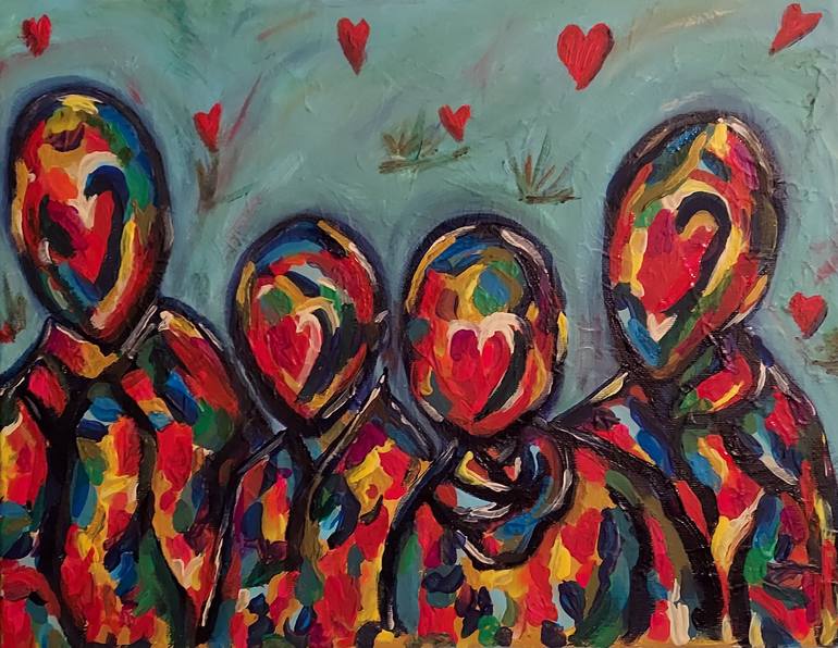 Amor Fraterno Painting by Kimberly Branham | Saatchi Art