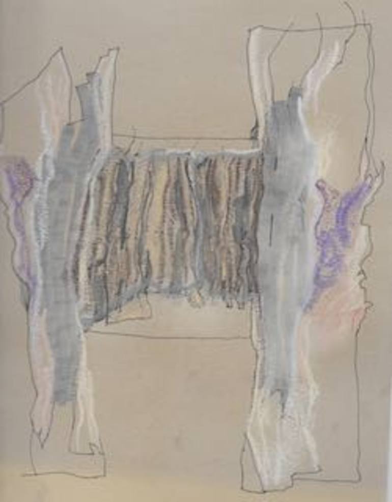 Riya Tzsadi (peripheral vision Drawing by Alice Dole | Saatchi Art