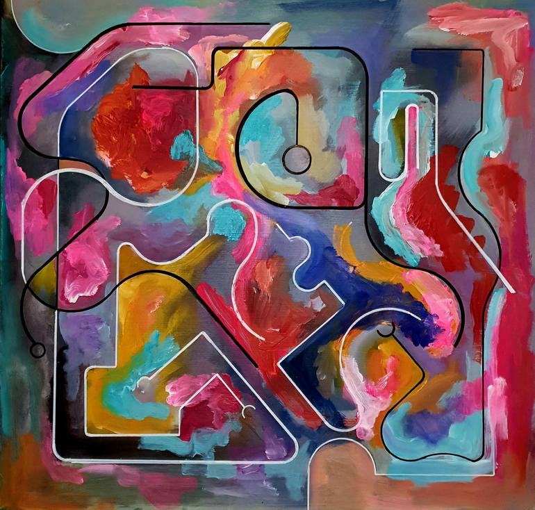 Untitled No9. Painting by Oliver Perry | Saatchi Art