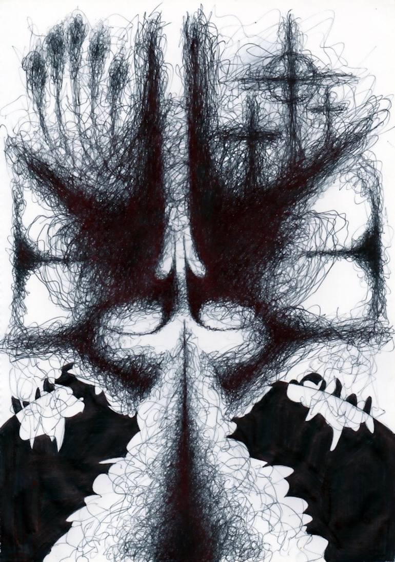 Black smog 32 Drawing by christopher shaw | Saatchi Art