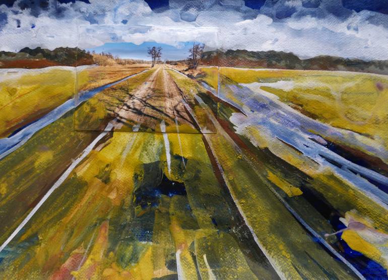 Bruuk horizon 1 Painting by John Hacking | Saatchi Art