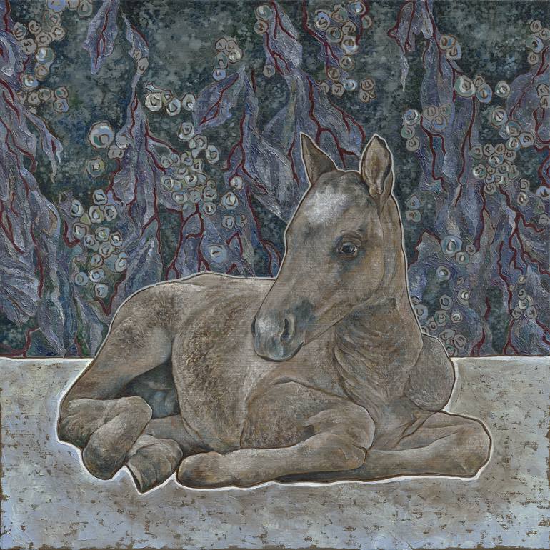 Absorb the silence Painting by Maria Babychuk | Saatchi Art