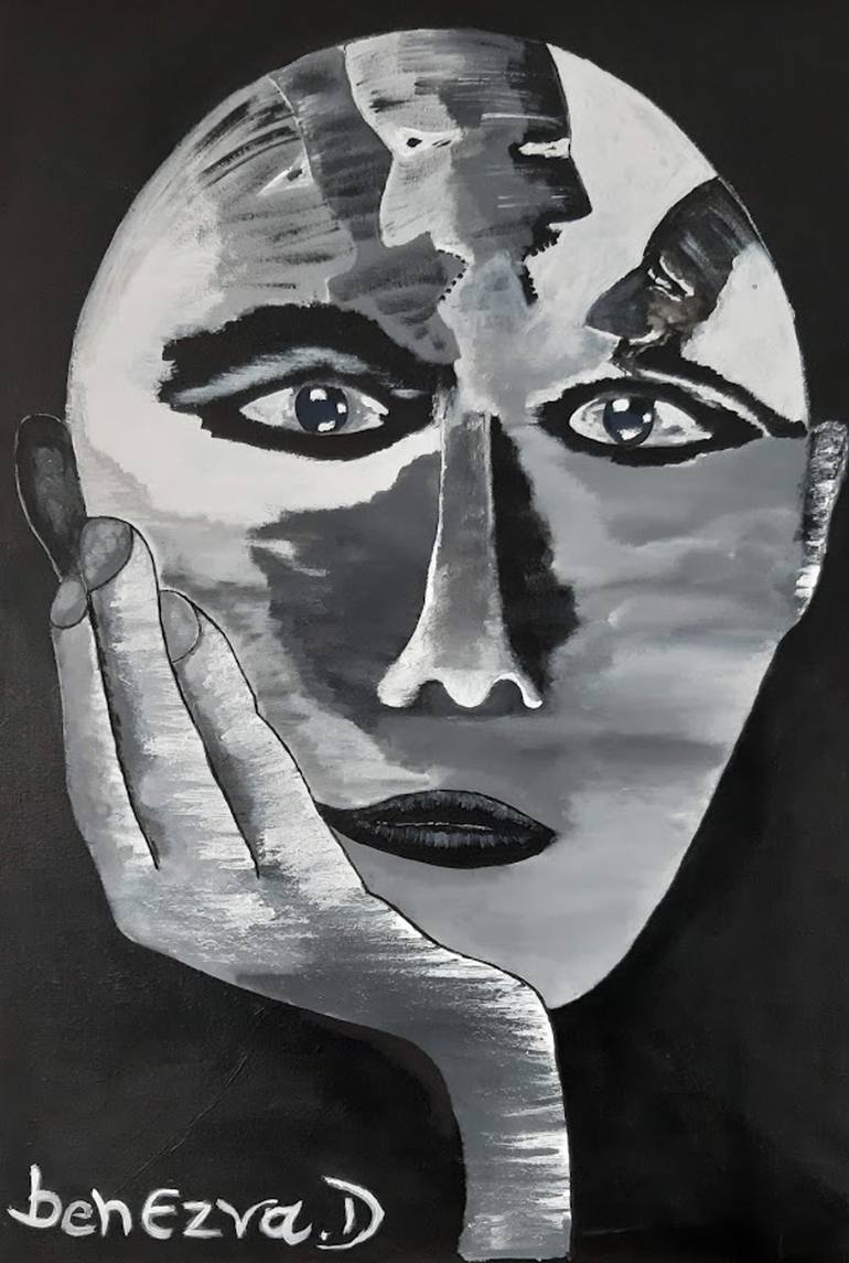 Conflict Painting by David Iben Ezri | Saatchi Art