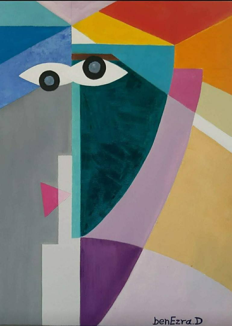 duble eyes...portrait of Abraham Drawing by David Iben Ezri | Saatchi Art