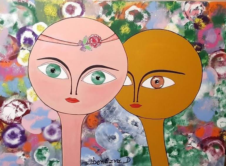 Svenja Painting by David Iben Ezri | Saatchi Art