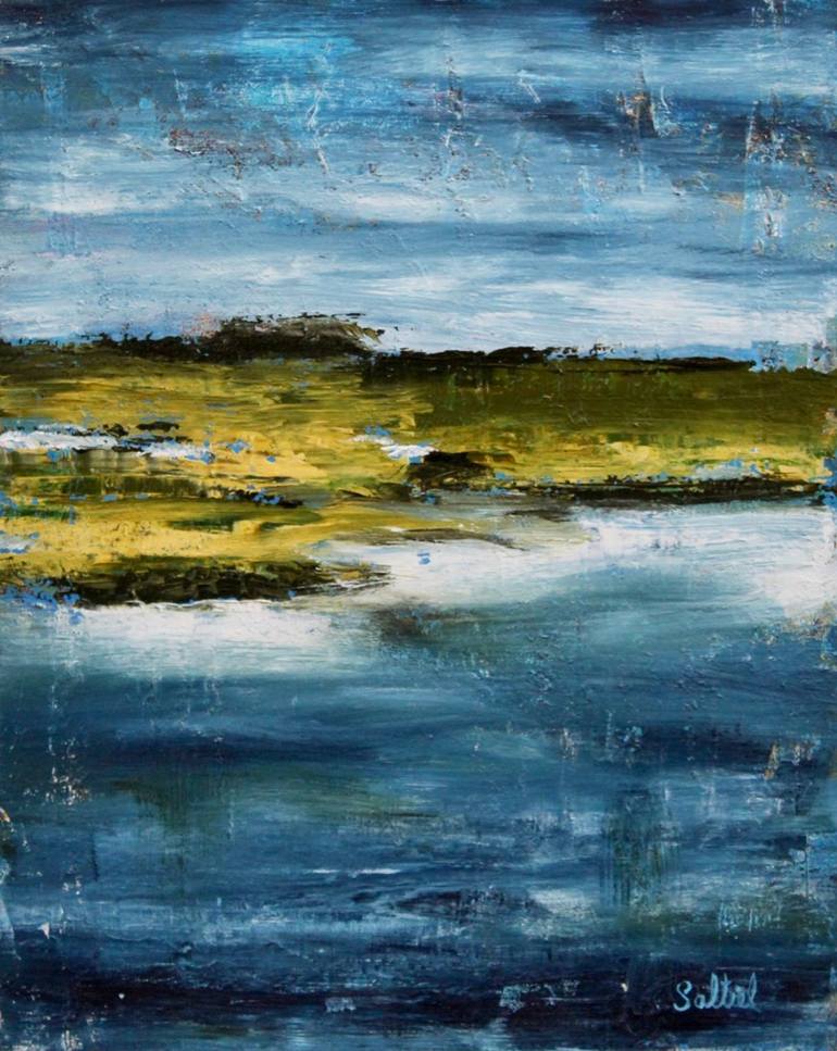Hood Canal #3 Painting by Kimberly Saltiel | Saatchi Art
