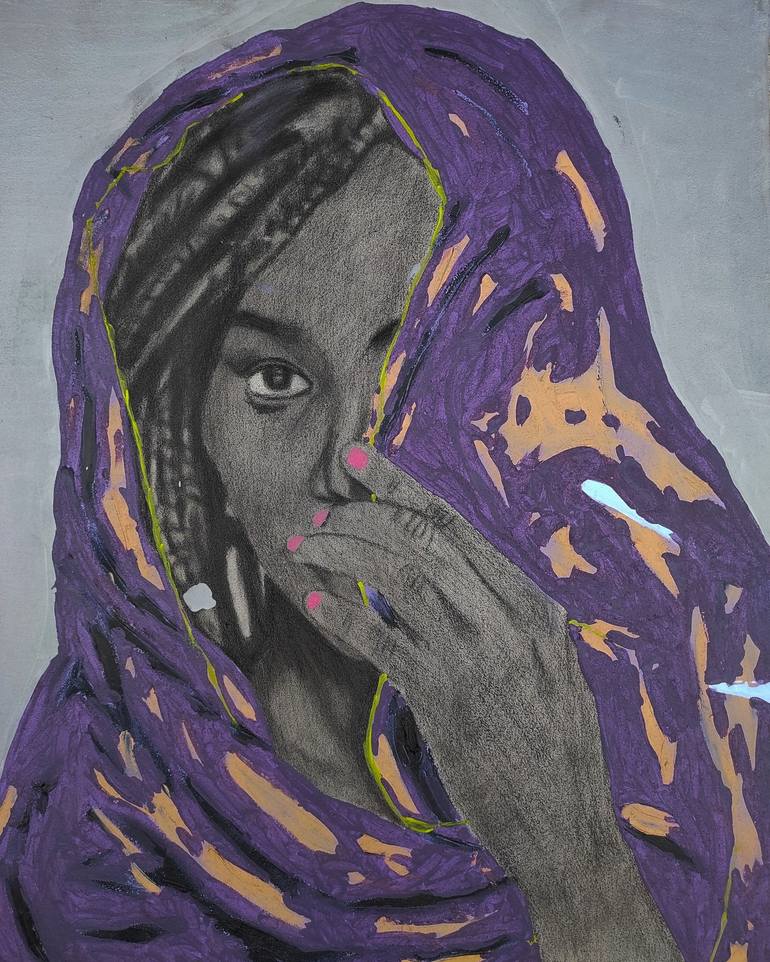 I AM ALL GIRLS Painting by Emmanuel Akolo | Saatchi Art