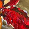 Red iris dream original painting on canvas Painting by Oksana Petrova ...