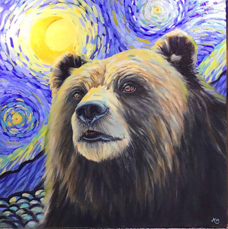 Van Brown Painting by Michelle Cornelius | Saatchi Art