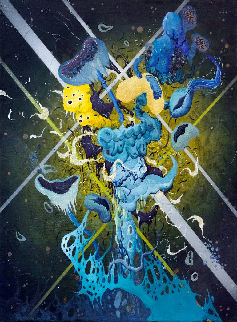 Wide awake Painting by prevka studio | Saatchi Art