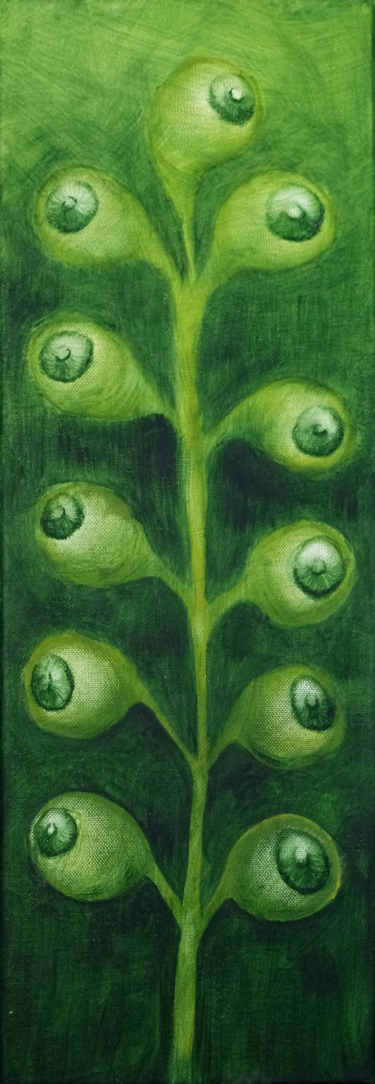 plant Painting by prevka studio | Saatchi Art