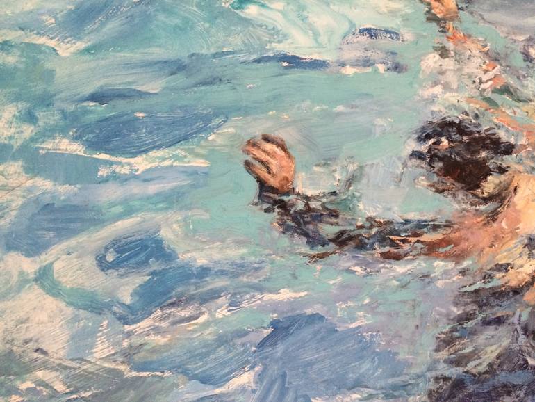 Going Under Painting by Frances Cockburn | Saatchi Art