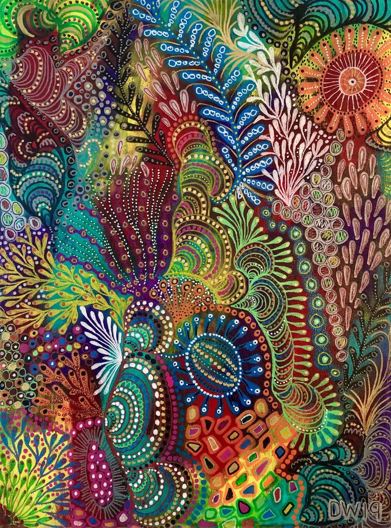‘Jungle’ Painting by Deb Wyatt | Saatchi Art