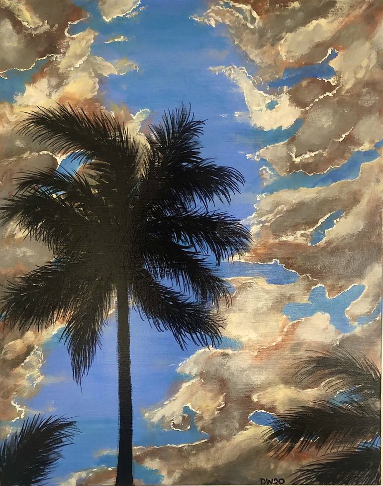 ‘Tropical Skies’ Painting by Deb Wyatt | Saatchi Art