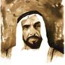 Portrait of H.H. Sheikh Zayed Bin Sultan AI Nahyan - Limited Edition of ...