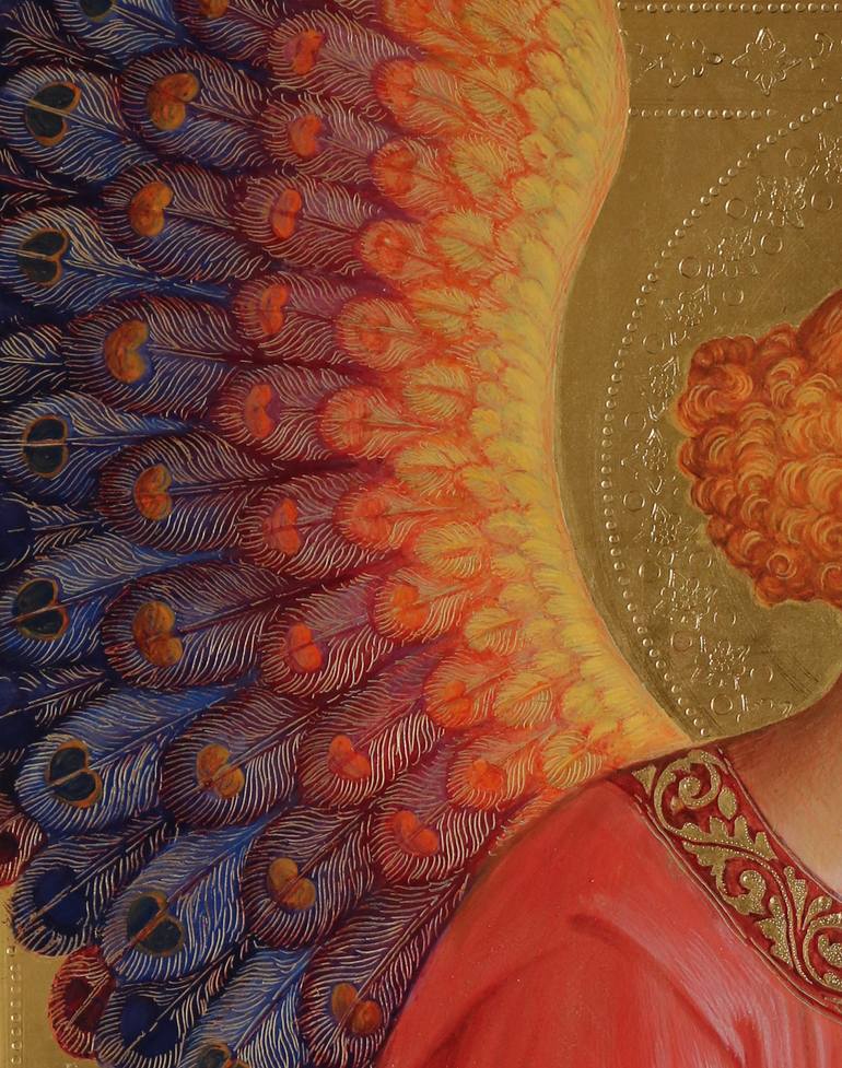 Angelo annunciante Painting by Michelangelo Attardo | Saatchi Art