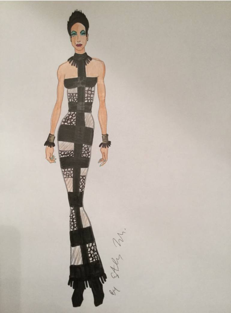 Bold Drawing by Esther Nash | Saatchi Art