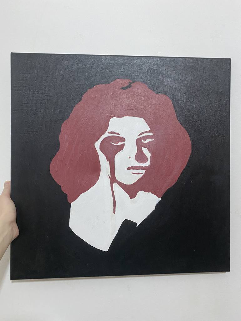 the woman Painting by Magda Laura | Saatchi Art