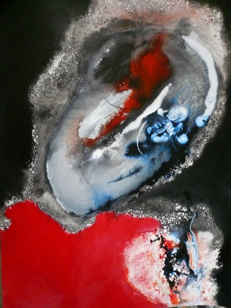 PANIQUE ORGANIQUE Painting by Descure Virginie | Saatchi Art