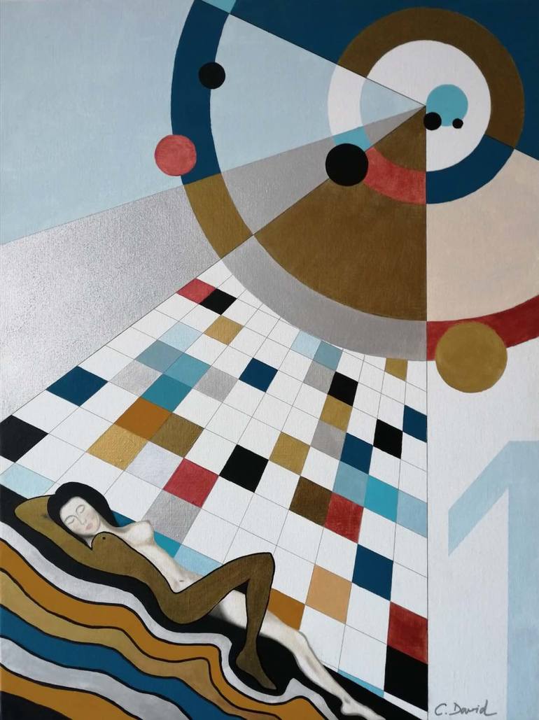 Attraction Painting by Caroline David | Saatchi Art