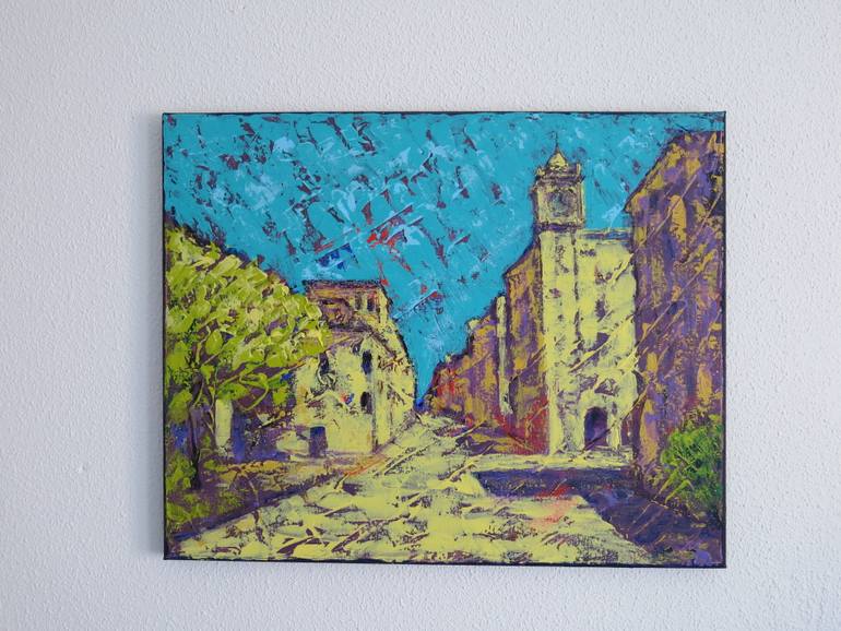 Bandos Square in Salamanca Spain Painting by Denis Kuvaiev DenKuvaiev ...