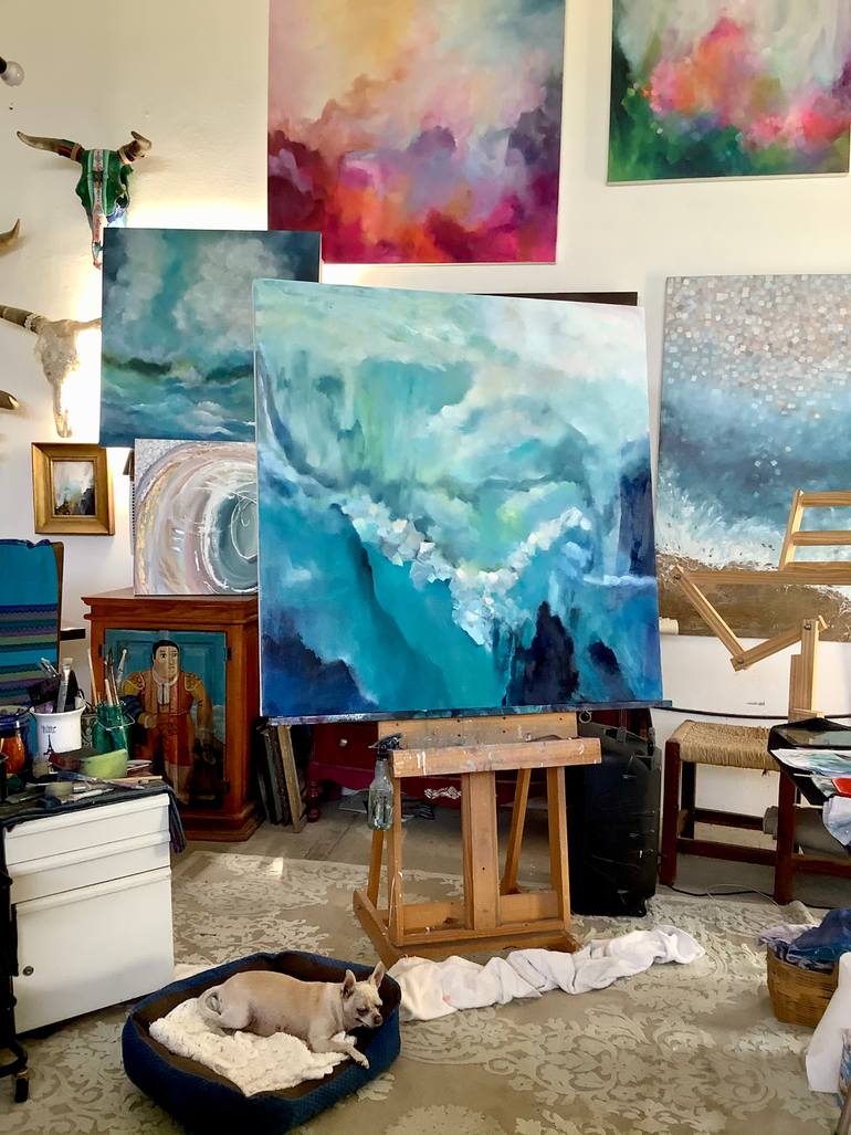 Crystal Waters Painting by Linda Lieffers | Saatchi Art