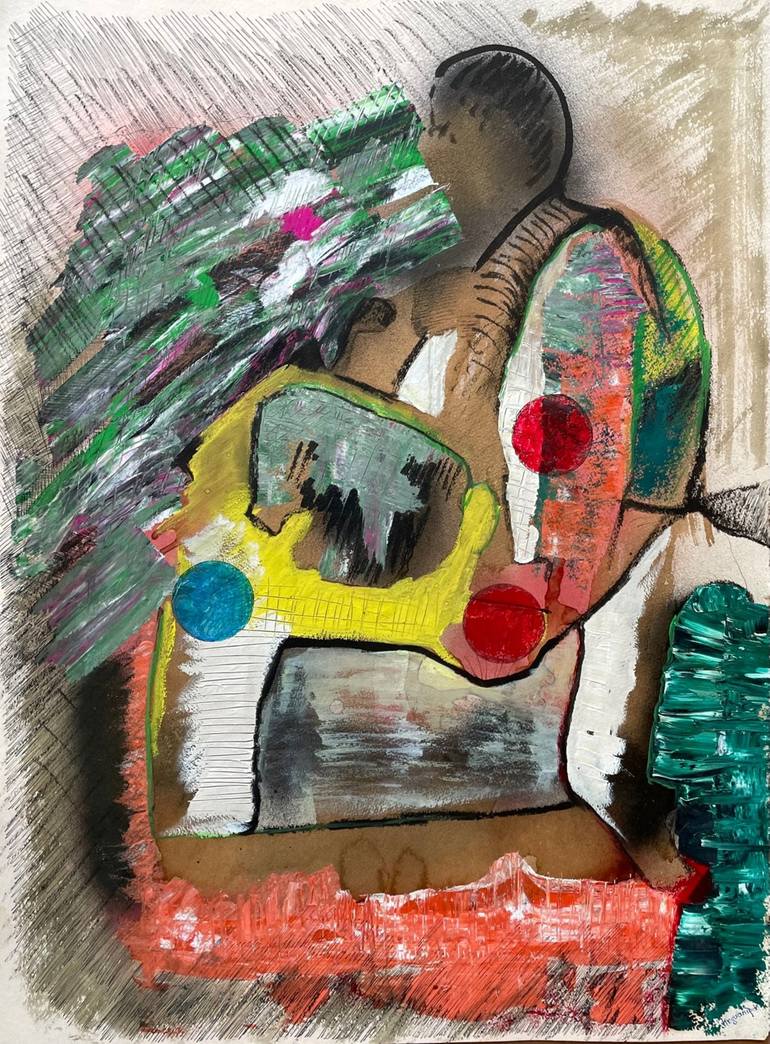 The man louder Drawing by Humberto Guanipa | Saatchi Art