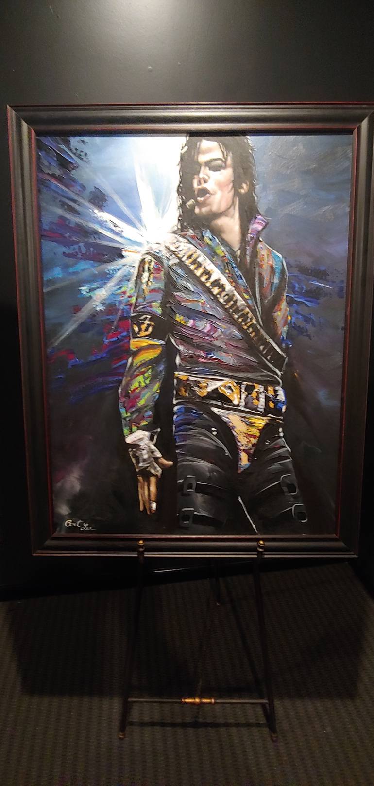 Michael Jackson Dangerous Tour by Art Lee Bivens Painting by William ...