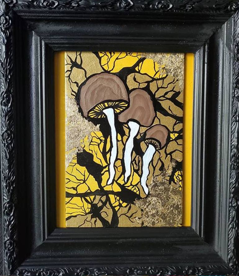 Mushroom Painting by Brett Morrison | Saatchi Art